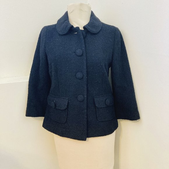 Boden | Jackets & Coats | Boden Oversized Button Boucle Blazer Jacket ...